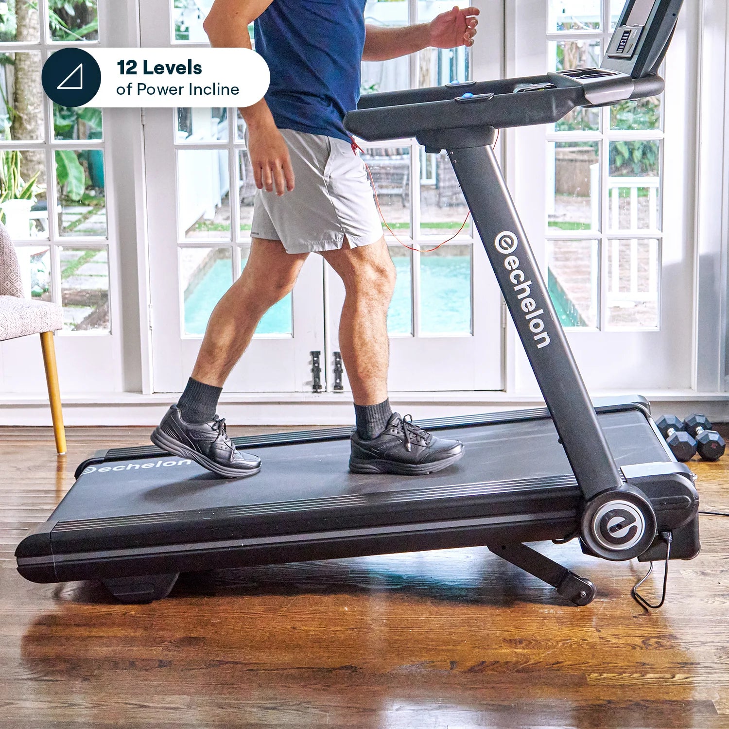 Echelon Stride-6 Smart Treadmill | Auto-Fold Treadmill in UAE | Middle East