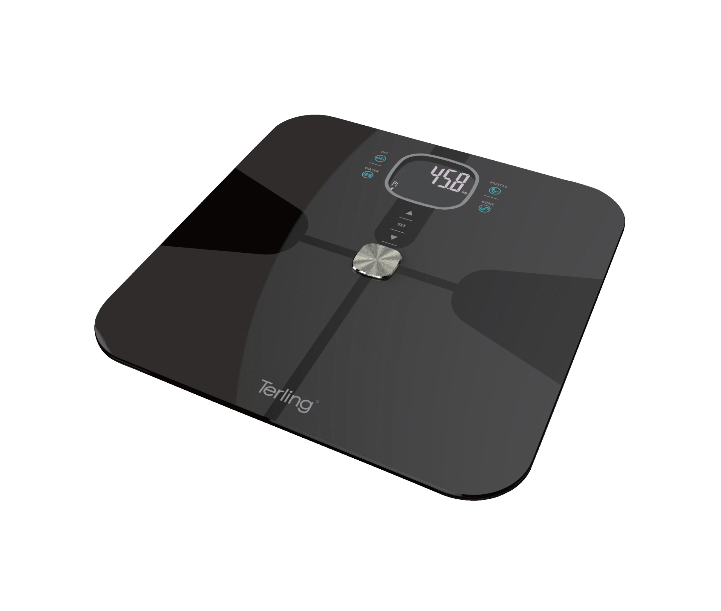 DIGITAL BODY COMPOSITION, FAT PERCENTAGE & WEIGHING SCALE